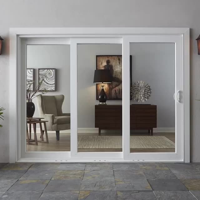 Plastic Balcony Pvc Sliding Doors Frameless Upvc Sliding Door Interior ...