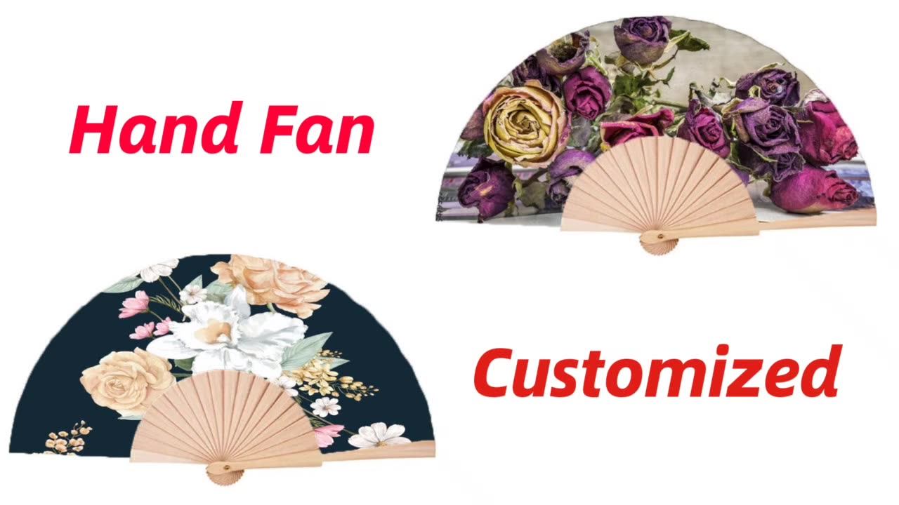 Wholesale Bamboo Fan Customize Small Custom Folding Hand Fan Chinese ...
