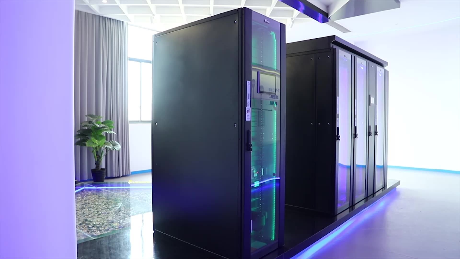 42u Server Rack Cold Aisle Containment System Modular Data Center With ...