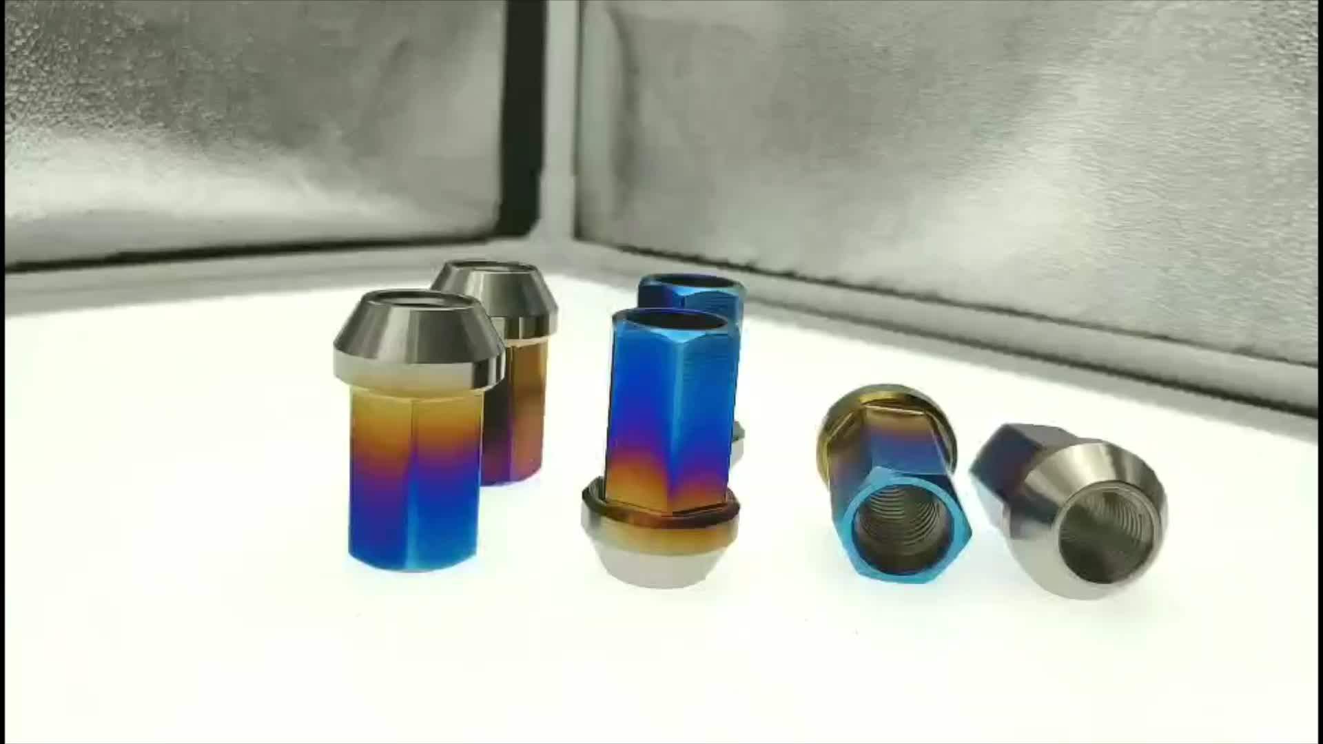 Gr5 Titanium Lug Nut For Racing Car - Buy Titanium Wheel Nut,Lug Nuts ...