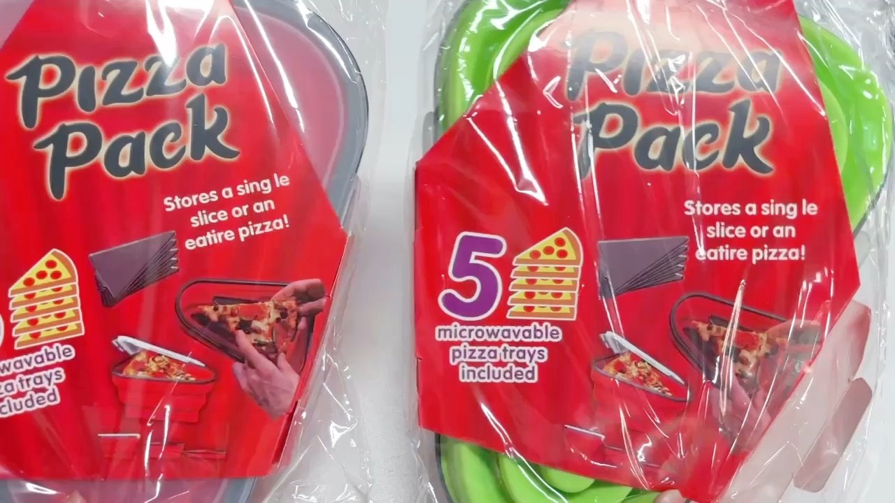 Reusable Folding Collapsible Silicone Silicon Pizza Slice Storage ...