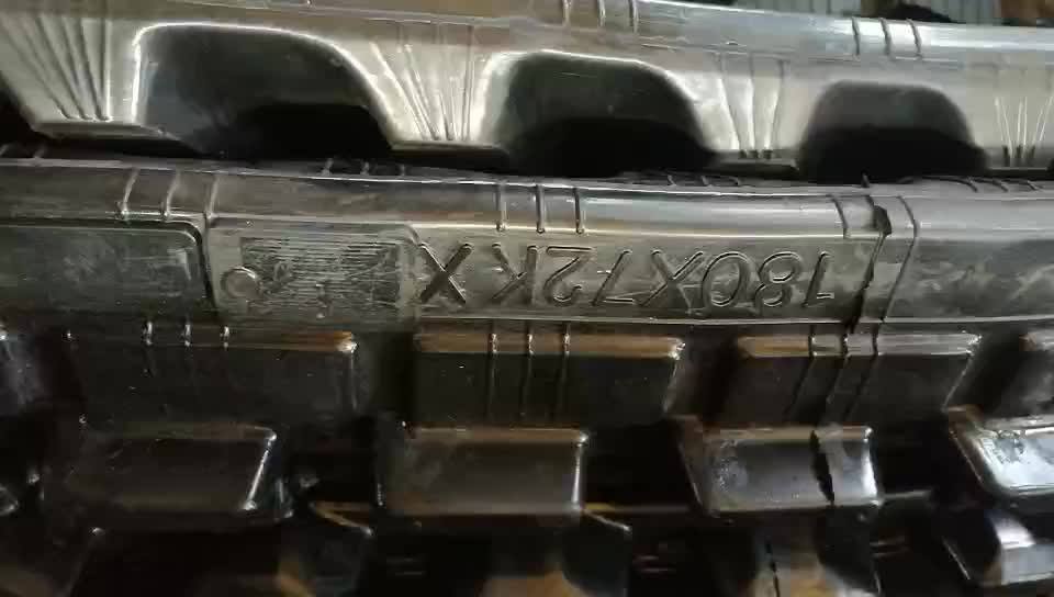 Rubber Tracks Mini Excavator Chassis Drive System Rubber Crawler Tracks ...