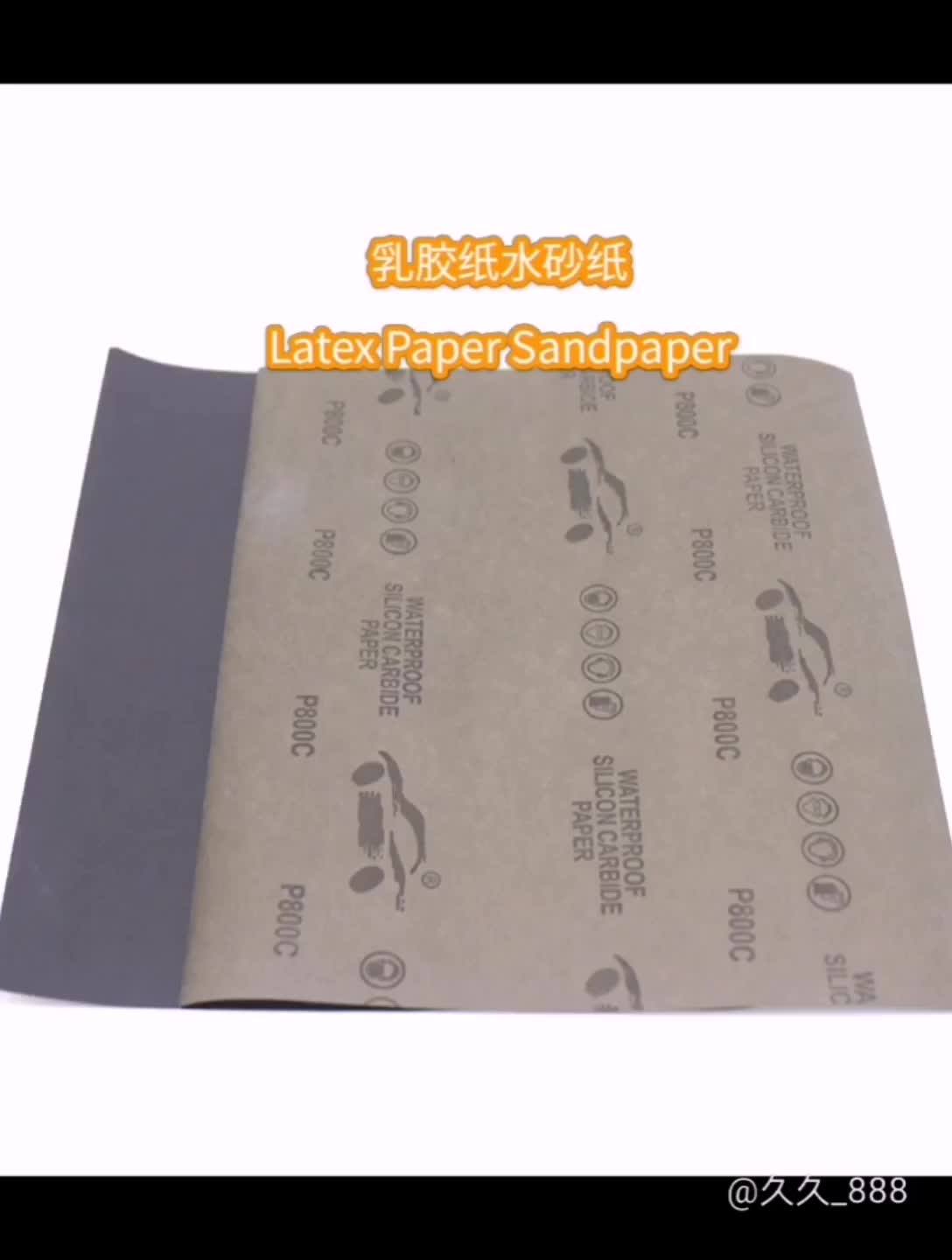 Lija Abrasive Silicon Carbide Latex Backed Sanding Paper Waterproof ...