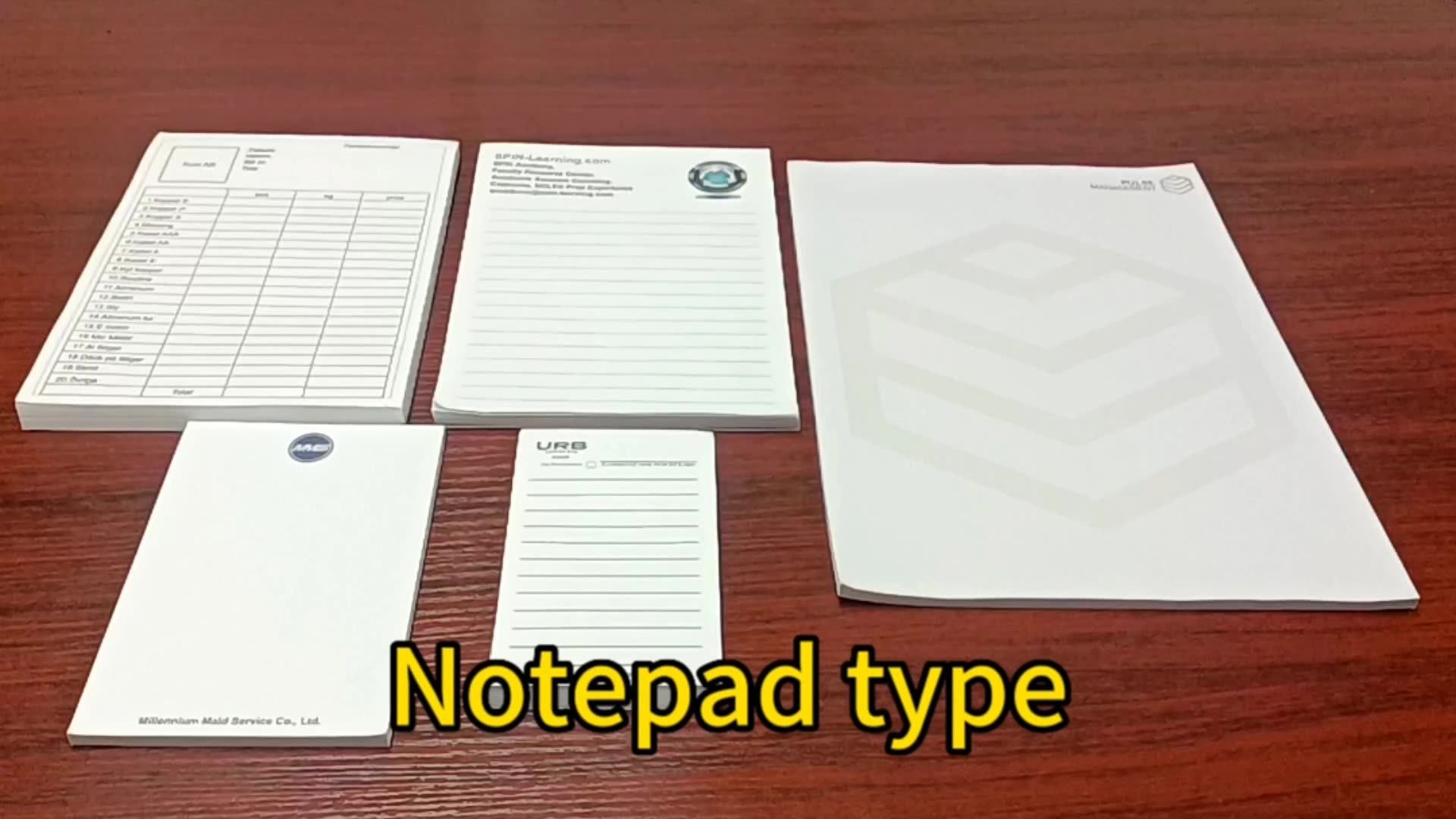 Custom A4,A5,A6 Logo Printing Blank Writing Scratch Memo Pad Paper ...