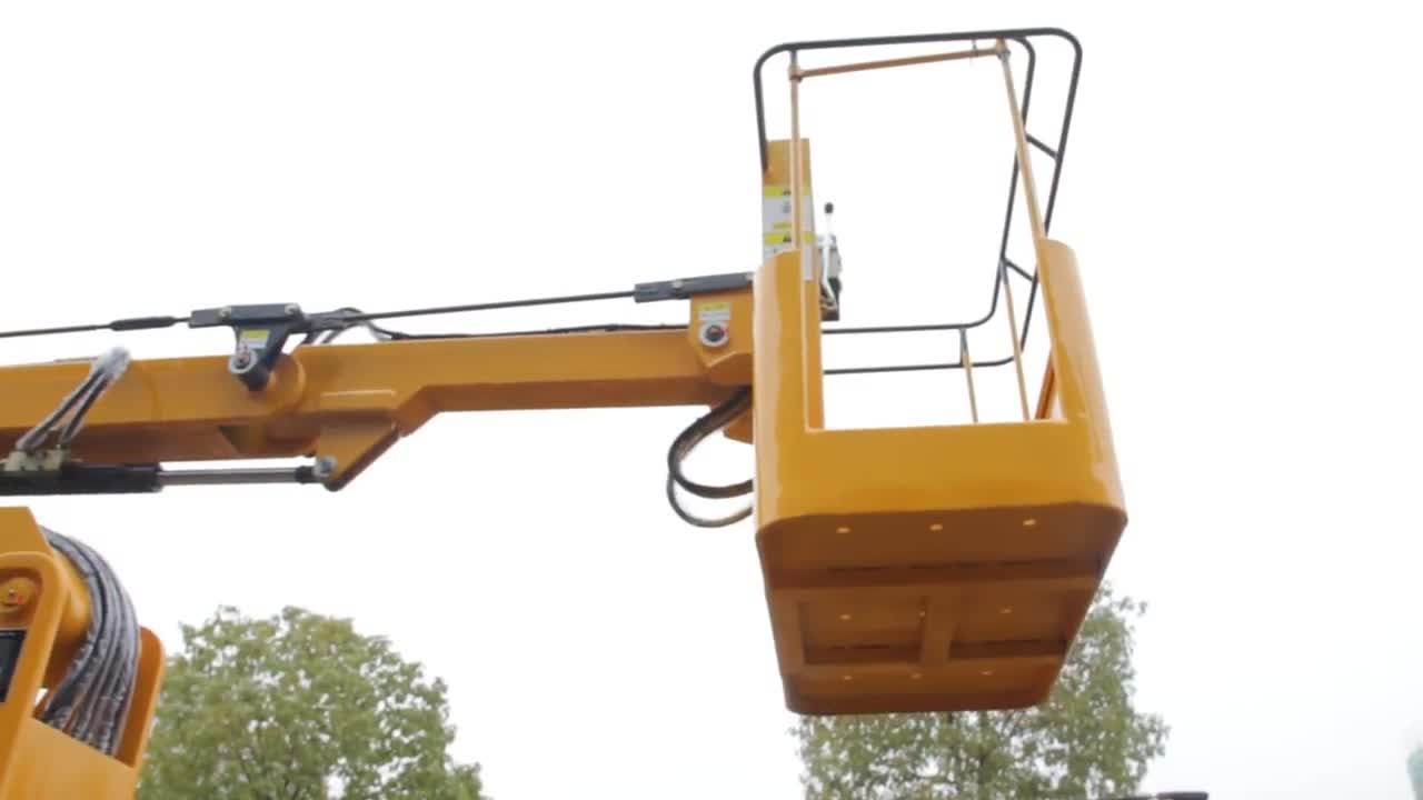 20-22m Manual Manlift Working Operation Truck From Original Factory ...