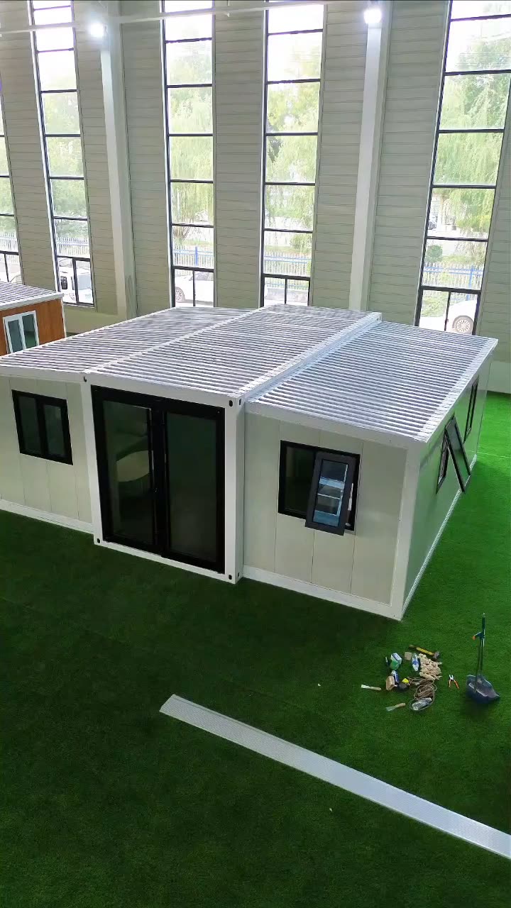 20ft 40ft Expandable Container Home Australia Prefabricated Portable Villa 3 Bedroom Cabin Tiny ...