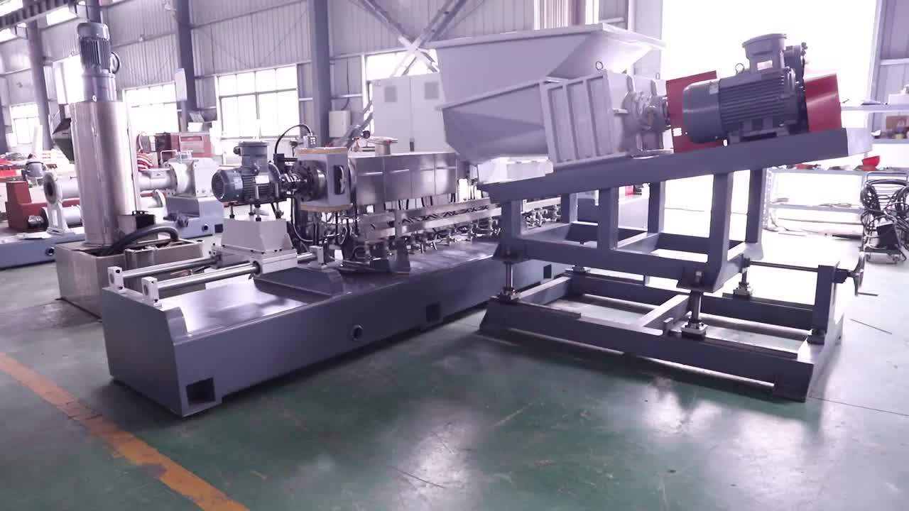 Parallel Co-rotatingabs Tpu Pvc Pet Twin Screw Extruder With Side ...