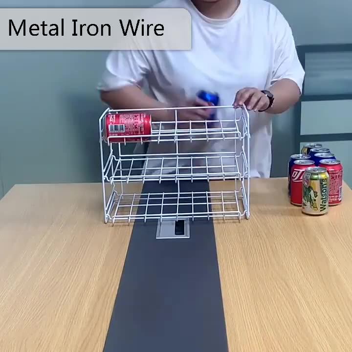 Stackable Metal Cansrack Holds Up Durable Storage Dispenser Organizer ...