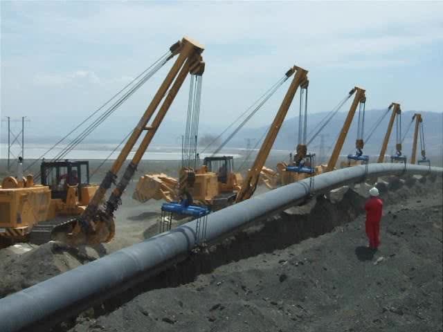 Hot Sale Pipe Lifting And Lowering Device Pipe Roller Cradle Pipeline ...
