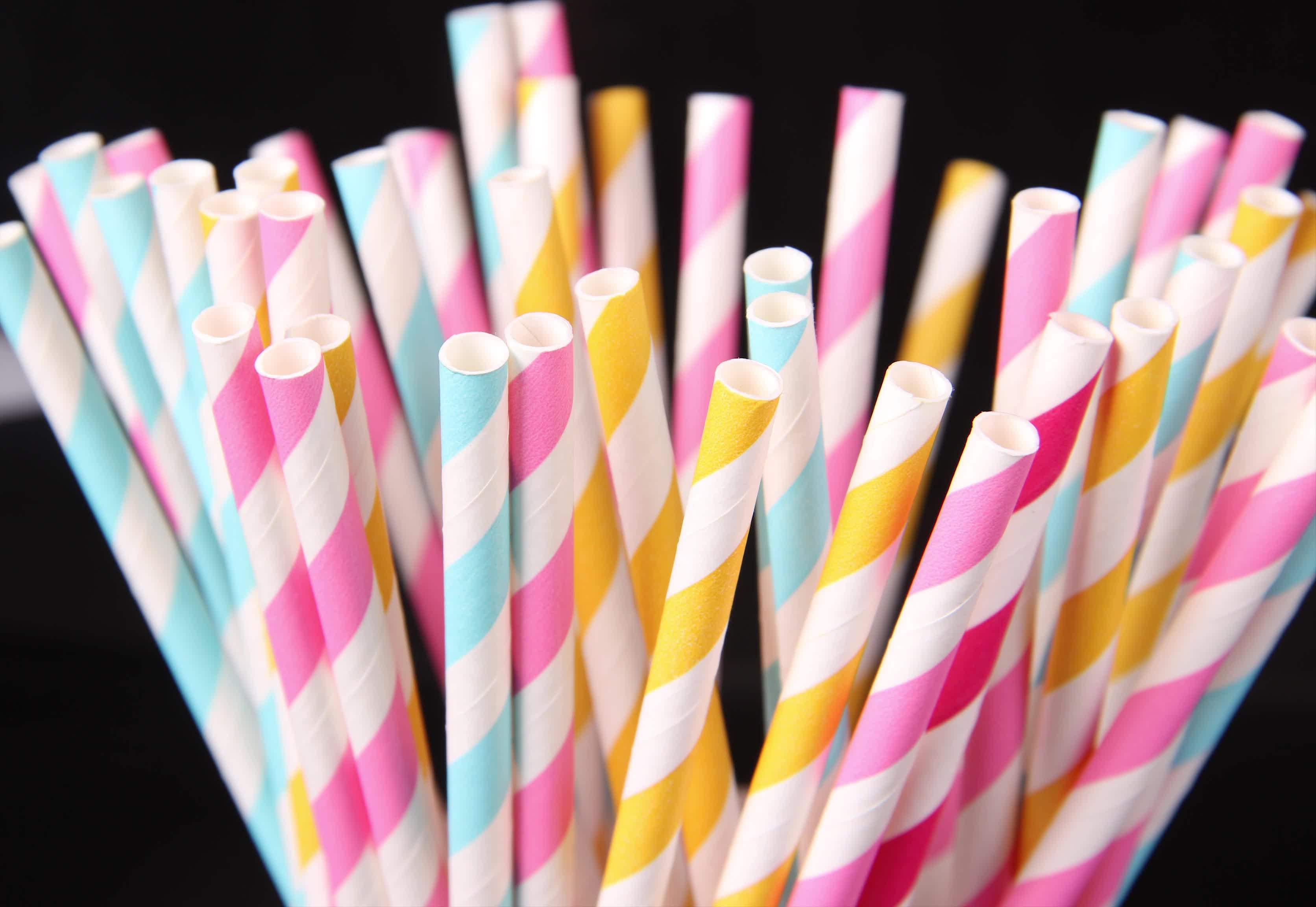 Flexible/ Bendable Paper Drinking Straws In Biodegradable Materials For ...