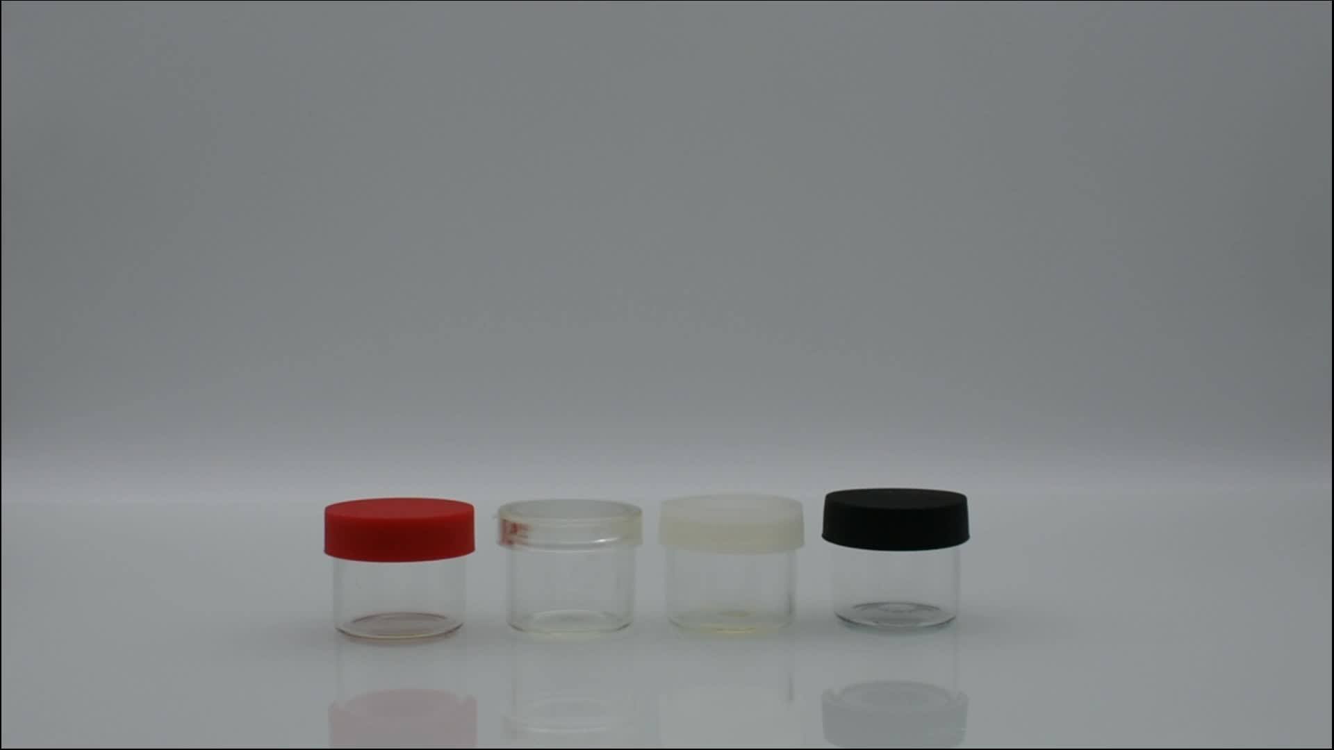 Custom Packaging Free Samples Glass Container 5ml 6ml Glass Jars 6ml ...