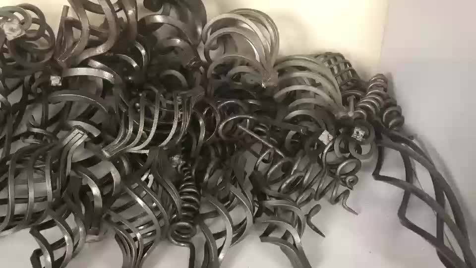 Wrought Iron Gate Forged Steel Collars Fence Decorative Gate Fittings ...