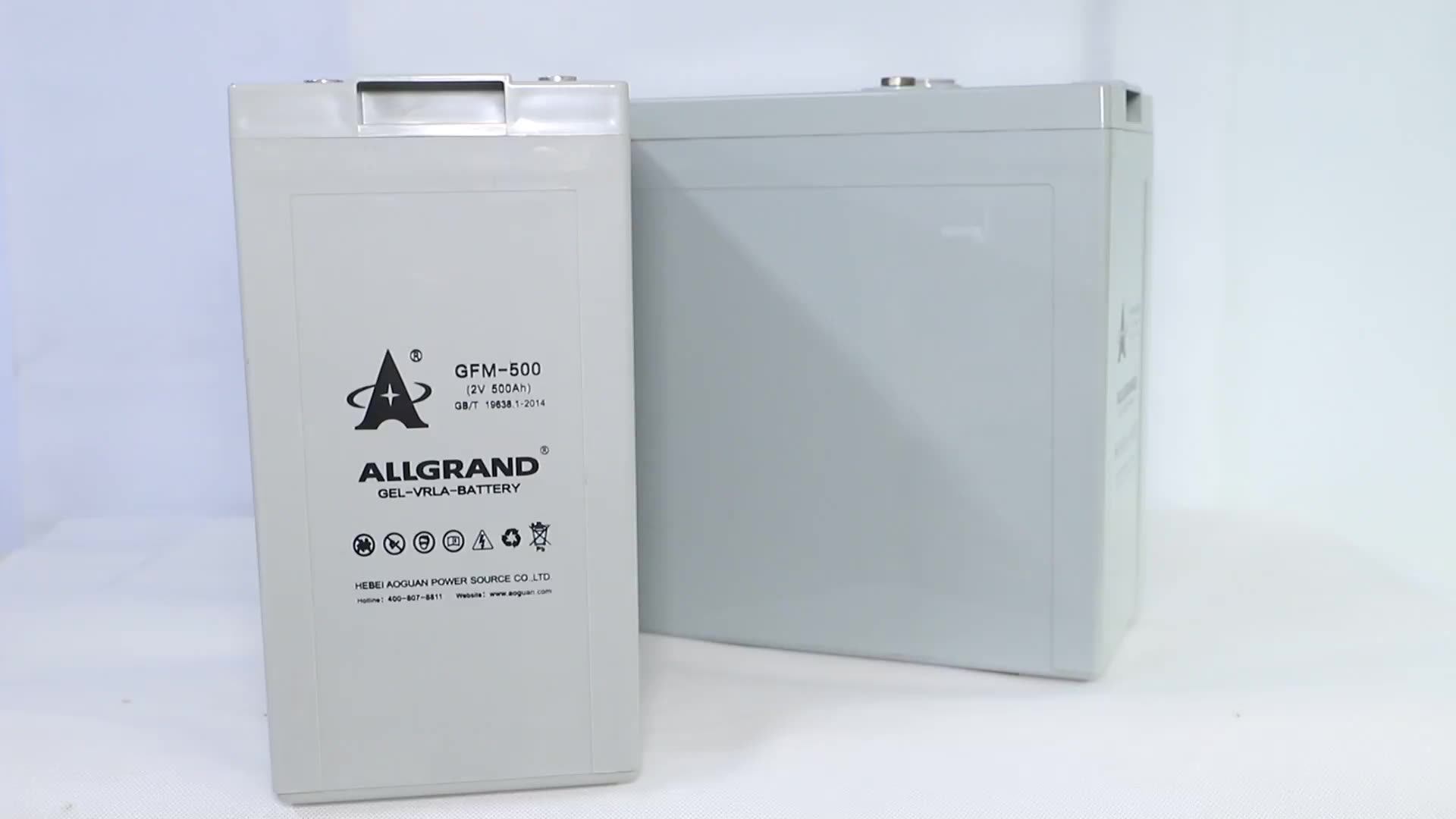 Allgrand 2 Volt 400ah,500,800ah,1000ah Lead Acid Agm Deep Cycle Battery ...