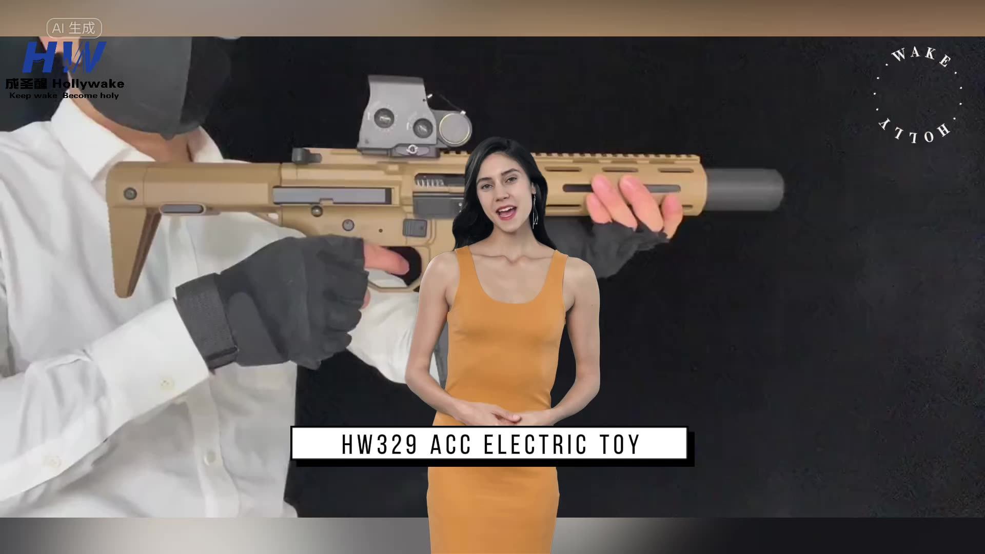 Honey Badger Acc Short V2 Gel Blasters Toy Guns For Boys Soft Bullet Electric Shell Ejecting ...