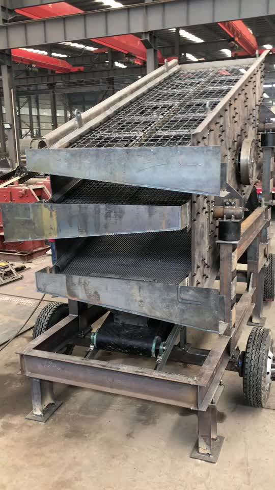 Portable China Vibrating Screen,Mobile Circular Screen Machine - Buy ...