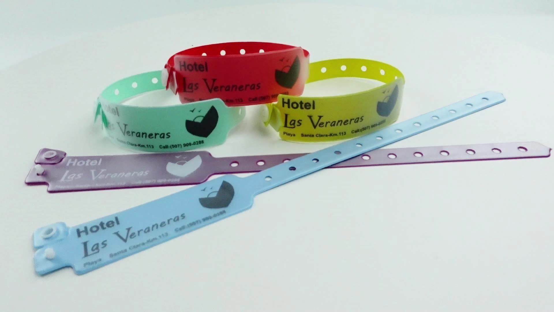 Goju Plastic Pvc Id Wristband Waterproof Vinyl Pvc Event Wrist Band ...