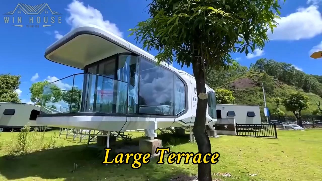 Mobile Prefabricated Modular Space Cabin/capsule Tiny House For Living /residential Fully ...