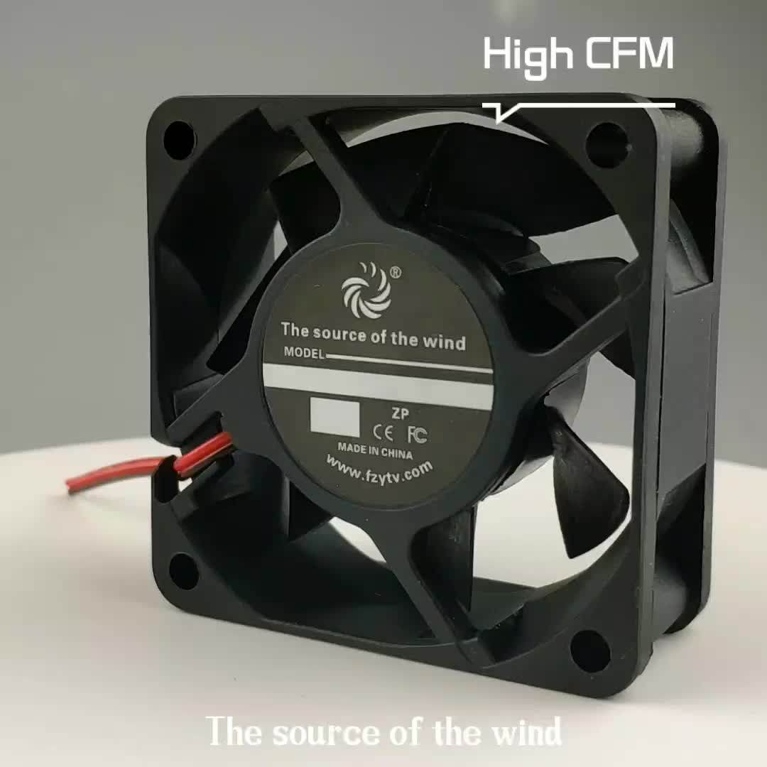 High Speed Low Watt Noise 6025 60mm 60x60x25mm 5000 Rpm Brushless 12v ...