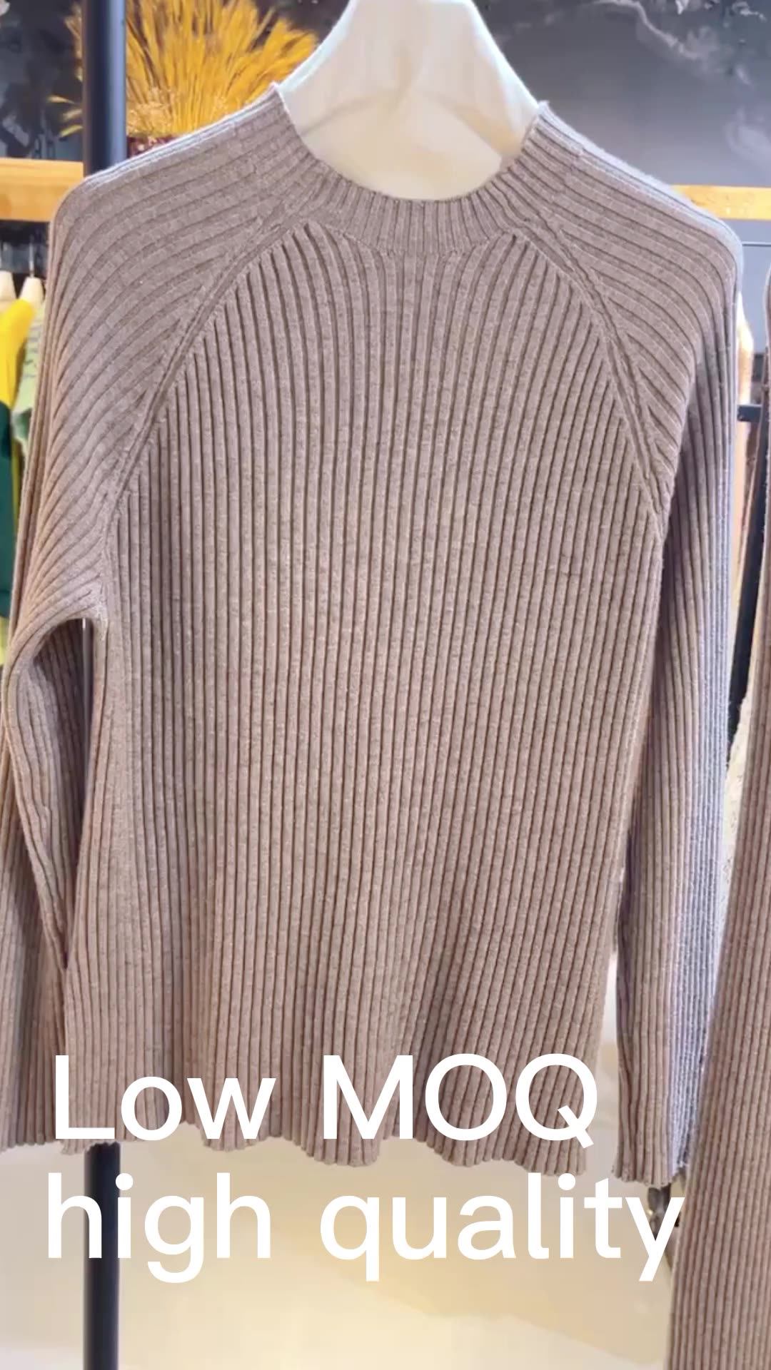 Womens Suit Knit Sweater Set Custom Designer Winter Cotton Polyester ...