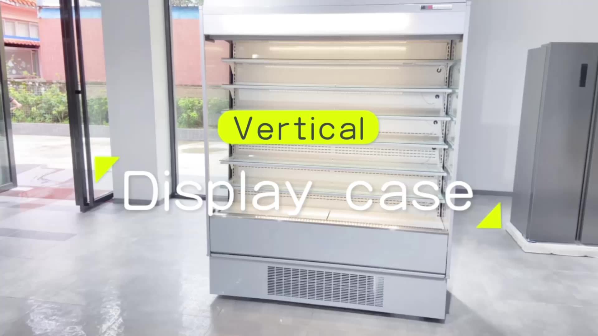 Commerical Display Refrigerators Fridge Freezer Showcase Compressor ...