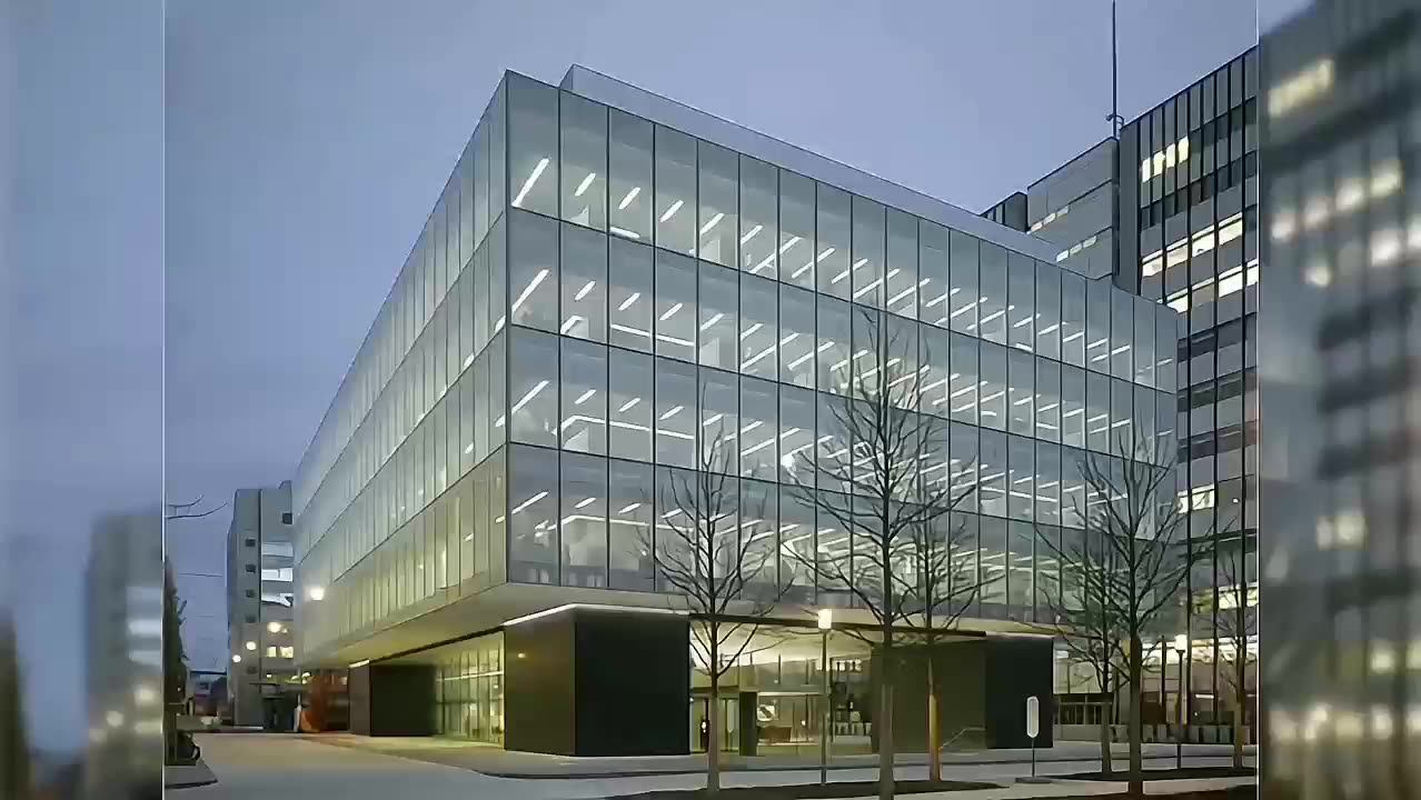 Aluminum Glass Window Wall System Tempered Glazed Design Curtain Walls ...