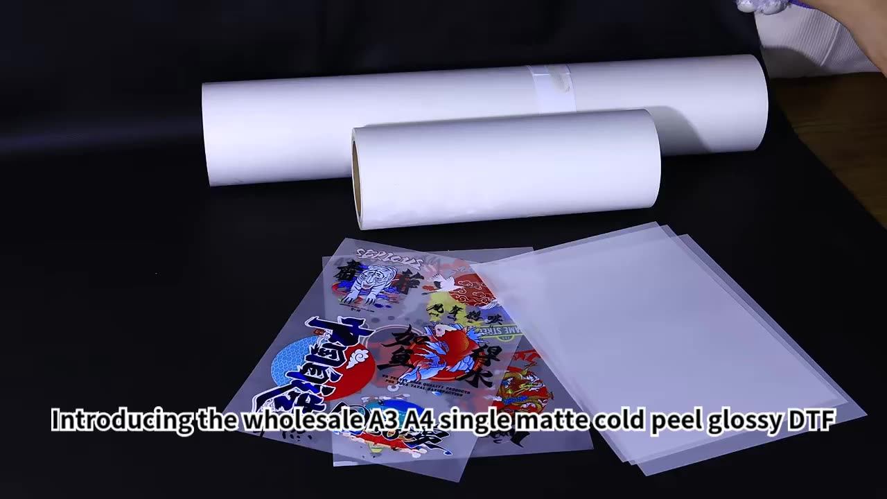 Wholesale A3 Size Digital Transfer Film T-shirt Dtf Pet Roll Fresh ...
