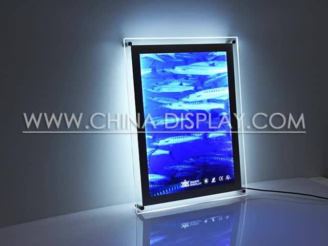 Acrylic Rectangular Light Box Led Back Lit Picture Frame - Buy Acrylic ...