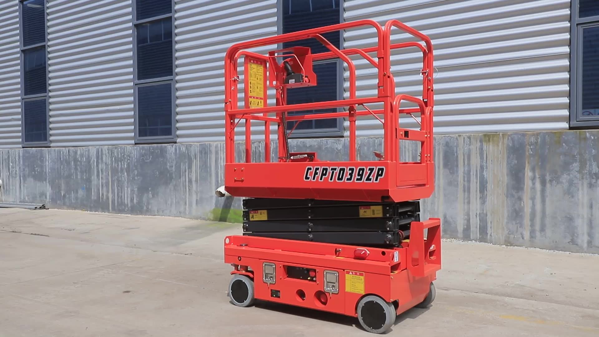 4m Mini Electric Scissor Lift Hydraulic Scissor Lift Scissor Lift ...