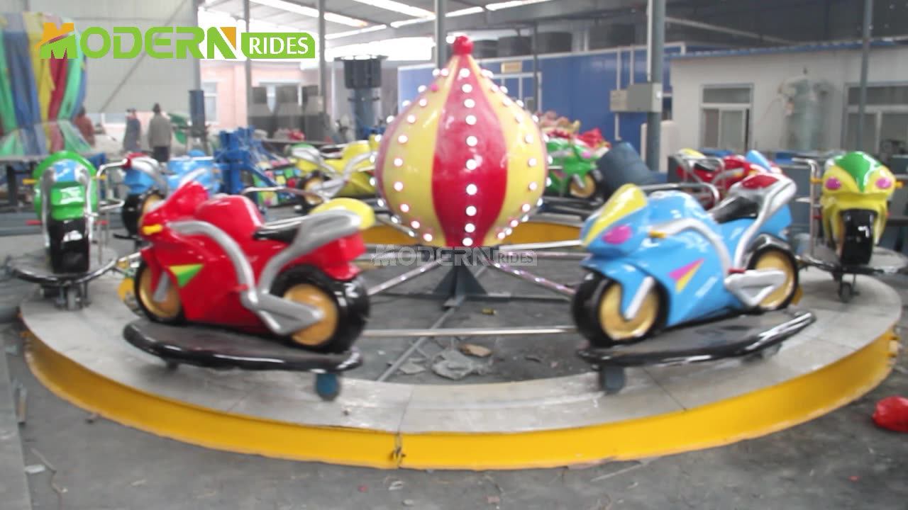 Motorcycle Carousel Seating Motorcycle-themed Carousel Revolving ...