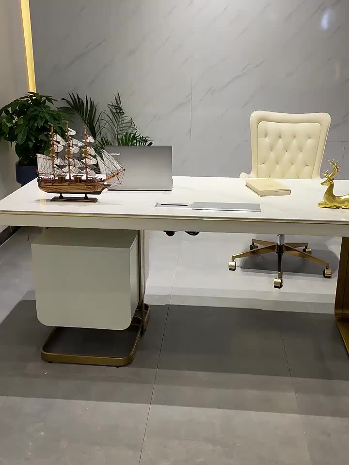 Modern Simple Italian Style Home Office Computer Tbale,Light Luxury ...