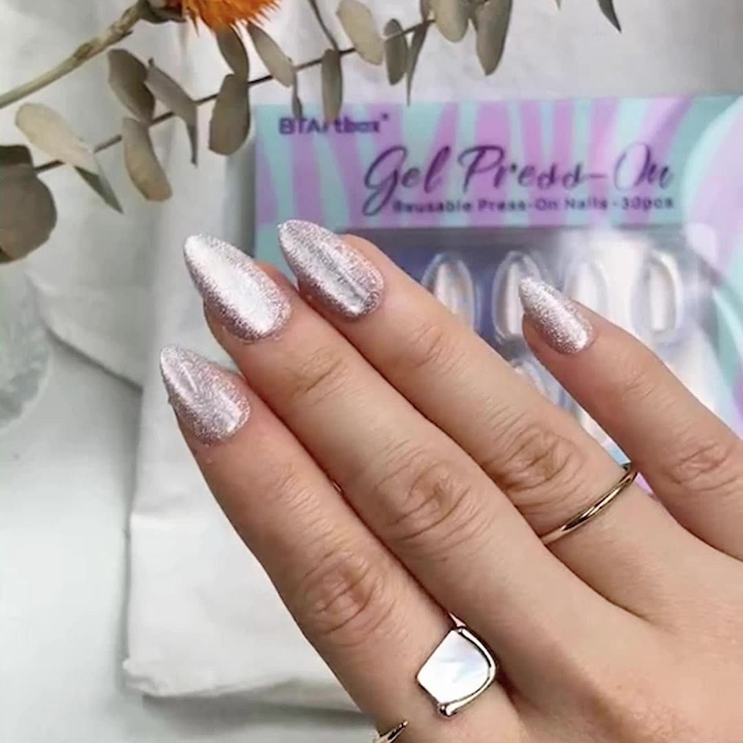 Custom Logo 30pcs Gel X Press On Nails Building Gel French Fake Nails ...