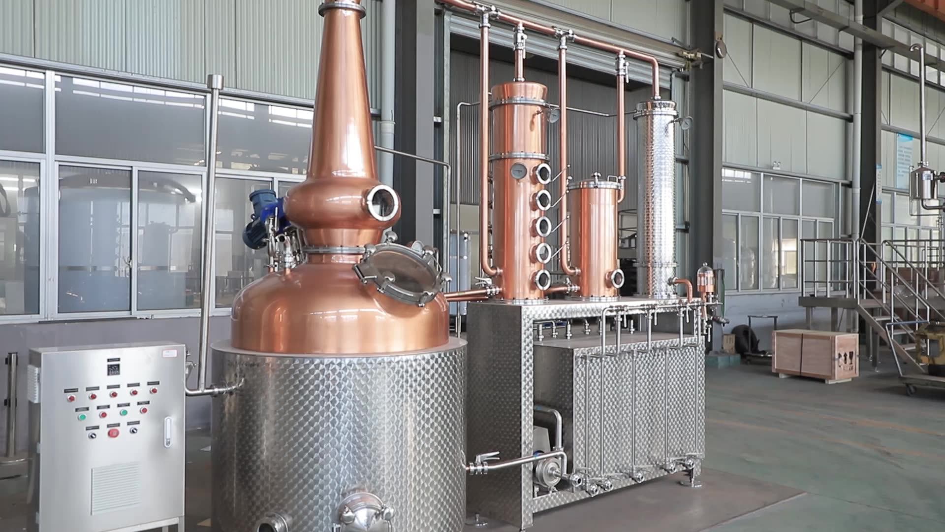 Zj 500l Hot Sale Alcohol Distillation Equipment Machine Making Whisky ...