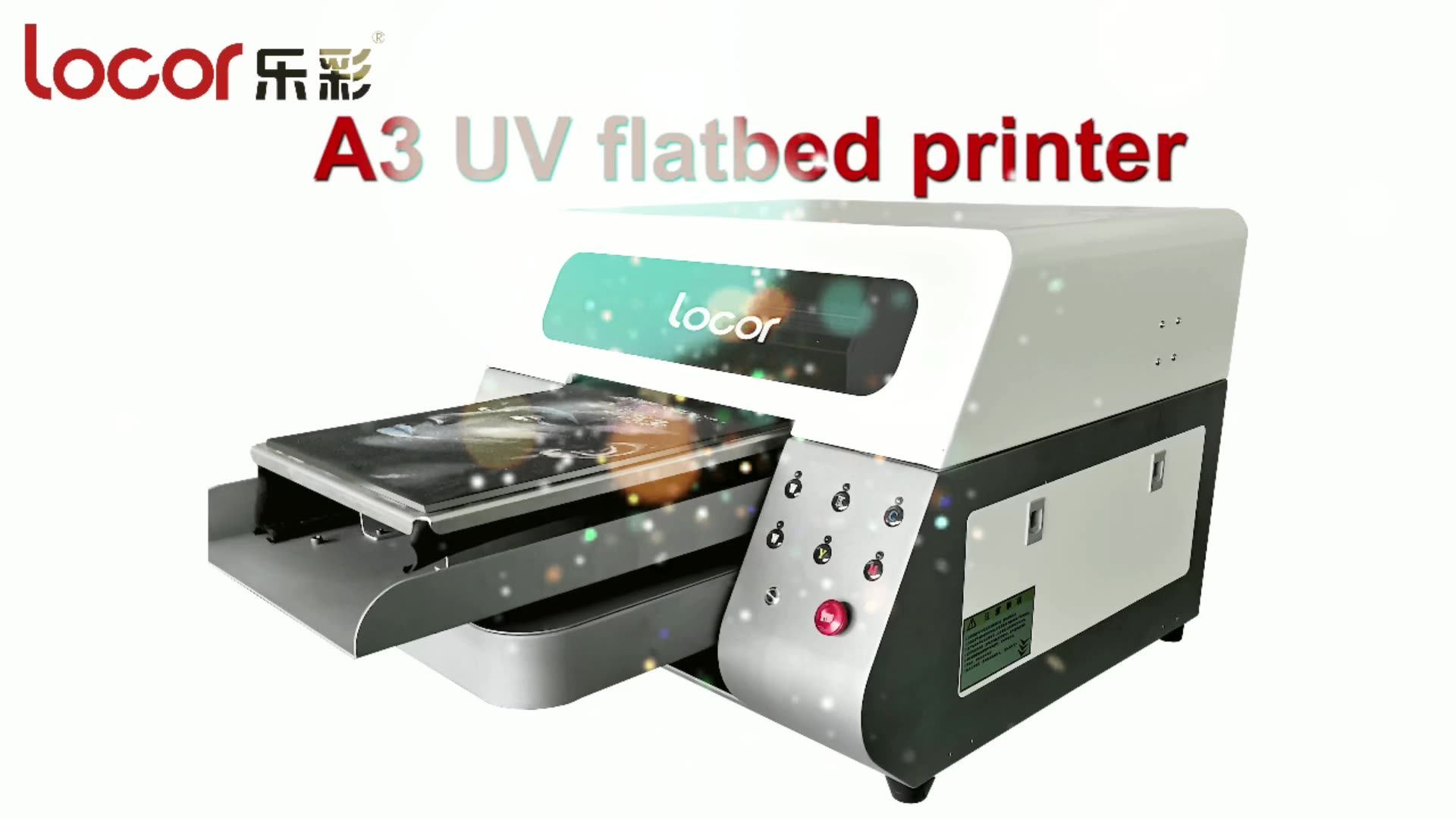 Locor Official Factory A3 Uv Led Flatbed Printer Plotter Uv Flatbed ...