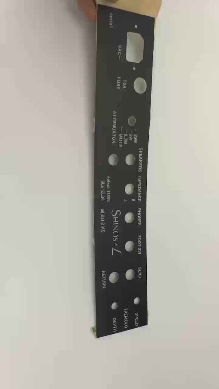 Customized Size Dead Front Acrylic Screen Control Panels With Adhesive ...