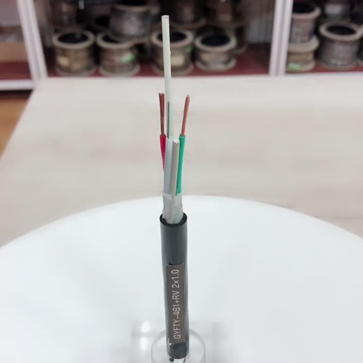 Wanbao Ftta Hybrid Fiber Optic Cable Copper Wire Power Photoelectric ...