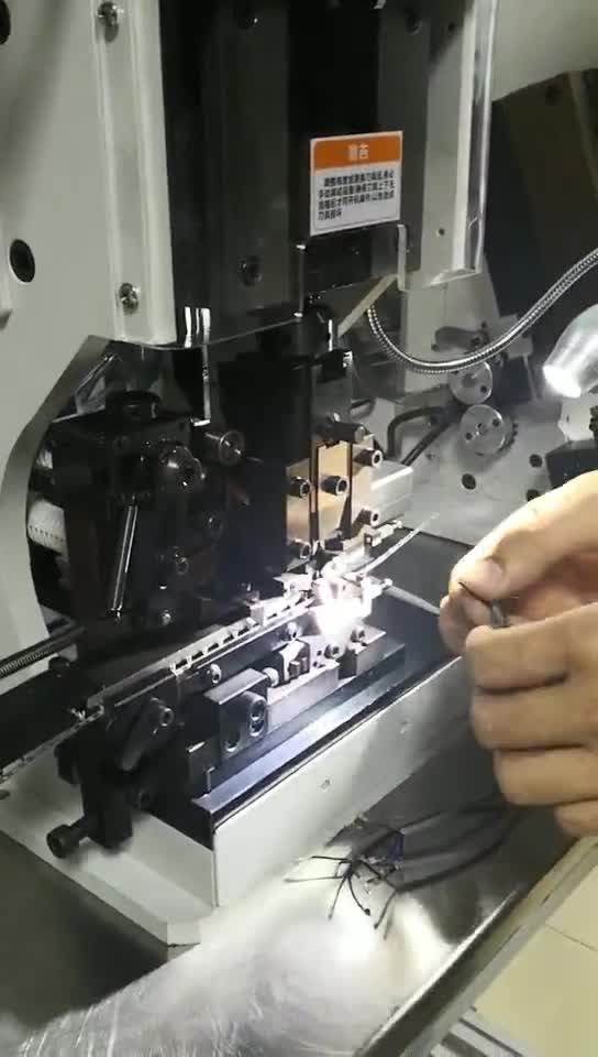 Automatic Multi Core Cable Stripping Crimping Molex Terminal Machine ...