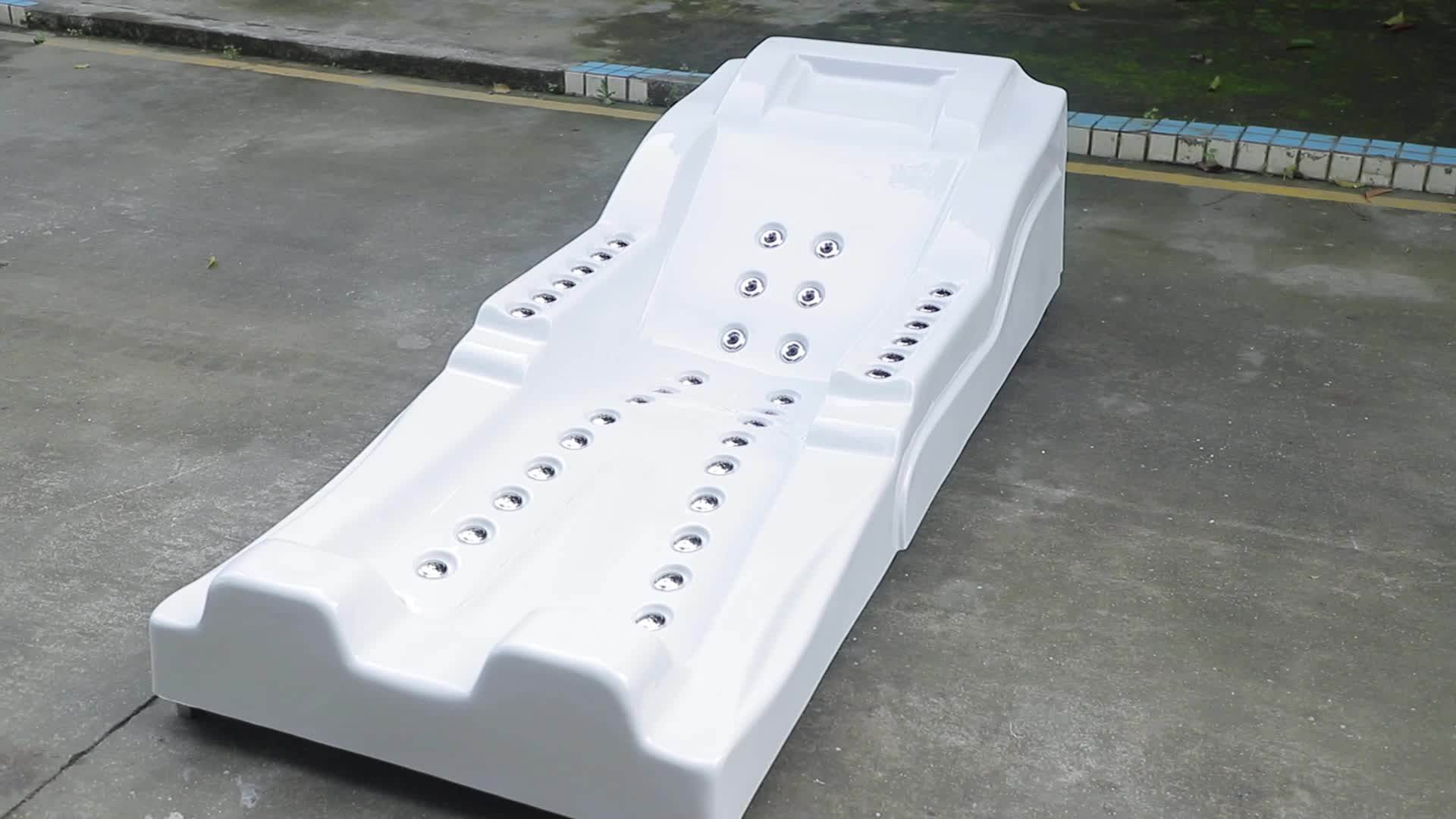 Acrylic Material Swimming Pool Hydro Massage Bed - Buy Massage Spa ...