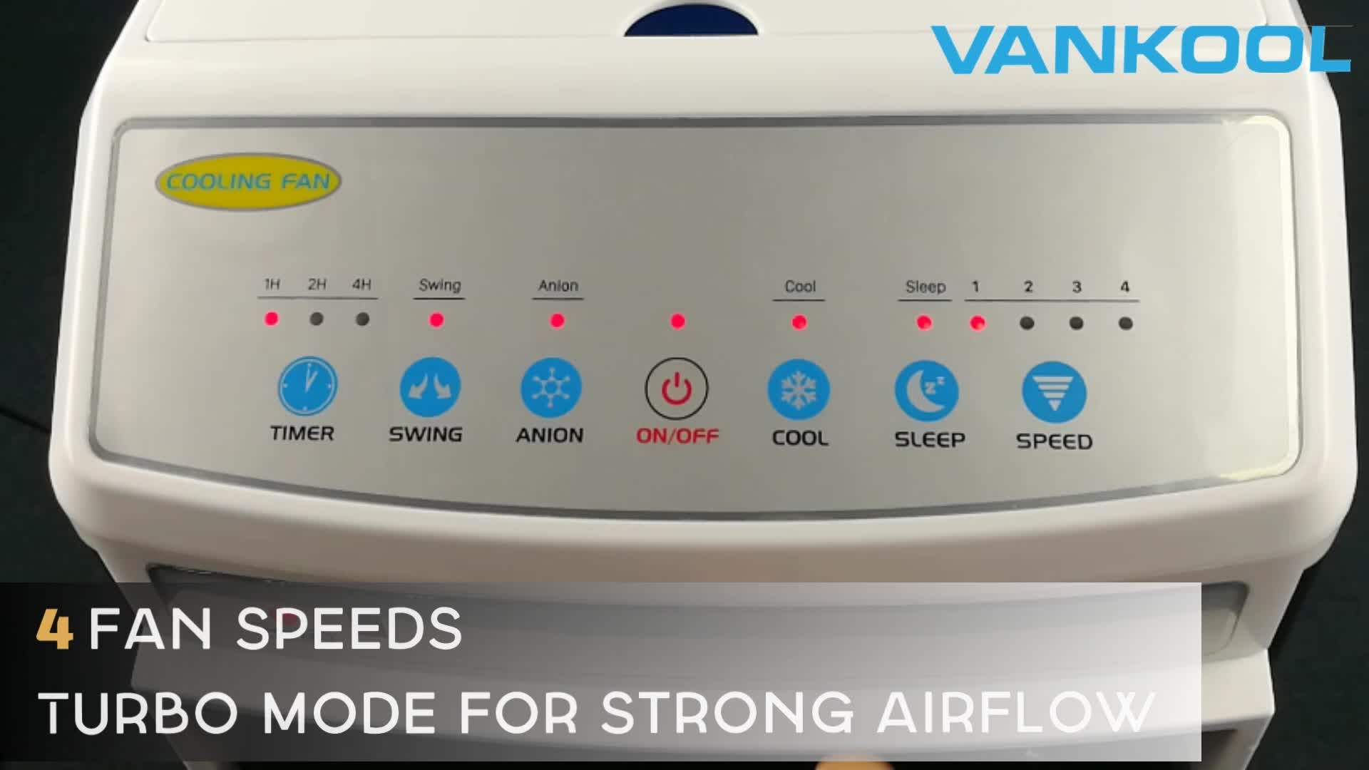 Ice Air Cooler Industrial Portable Double Fans Cooler With 4000 M3/h ...