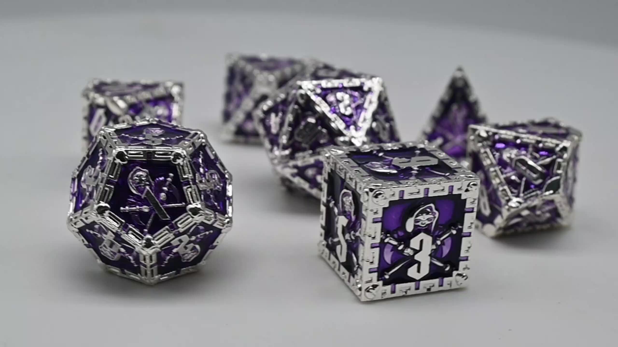 Free Sample Dnd Metal Dice Set,Custom The Reaper Metal D&d Dice Set D4 ...