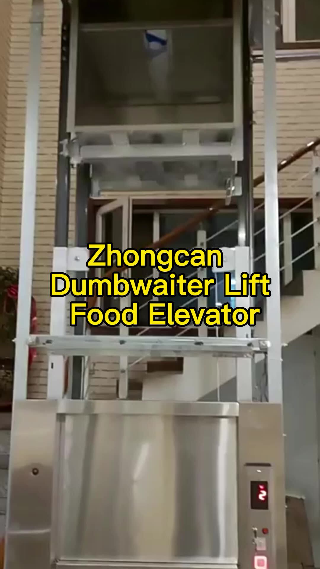 Manufacturing Small Service Lift Sundries Elevators 100kg Kitchen Food ...
