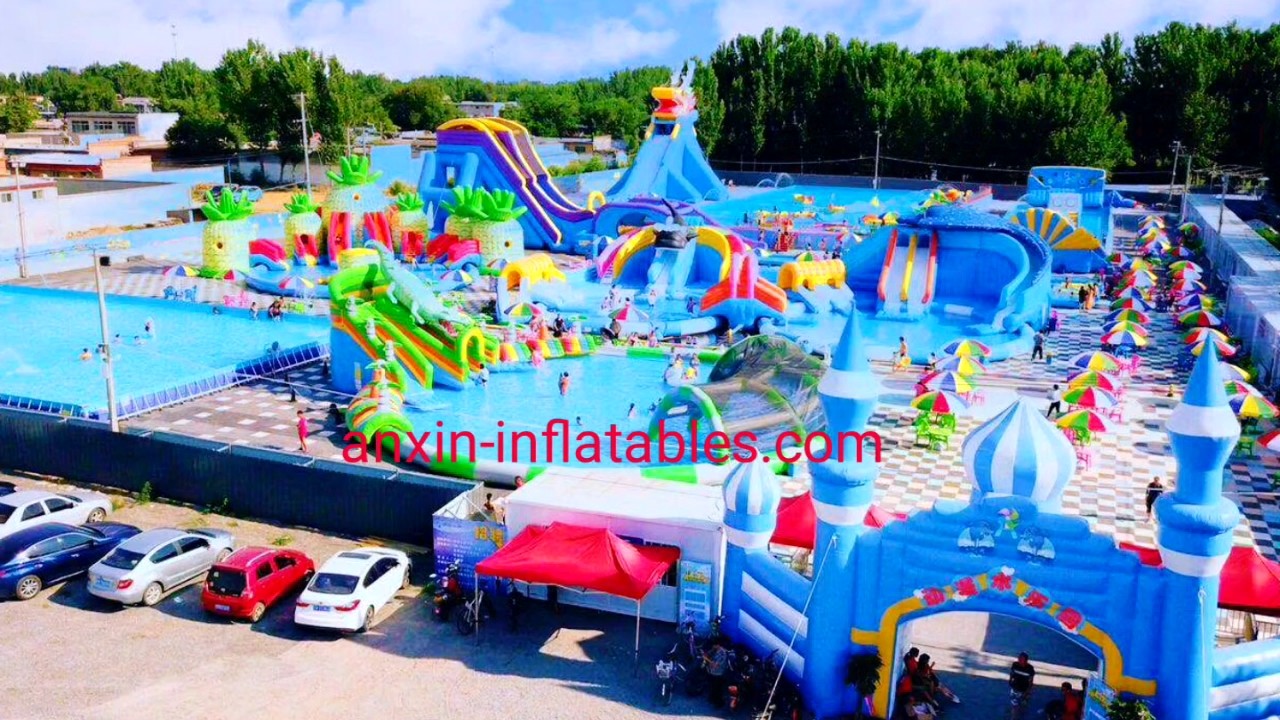 Commercial Customized Inflatable Gorilla Water Park Inflatable Slides ...