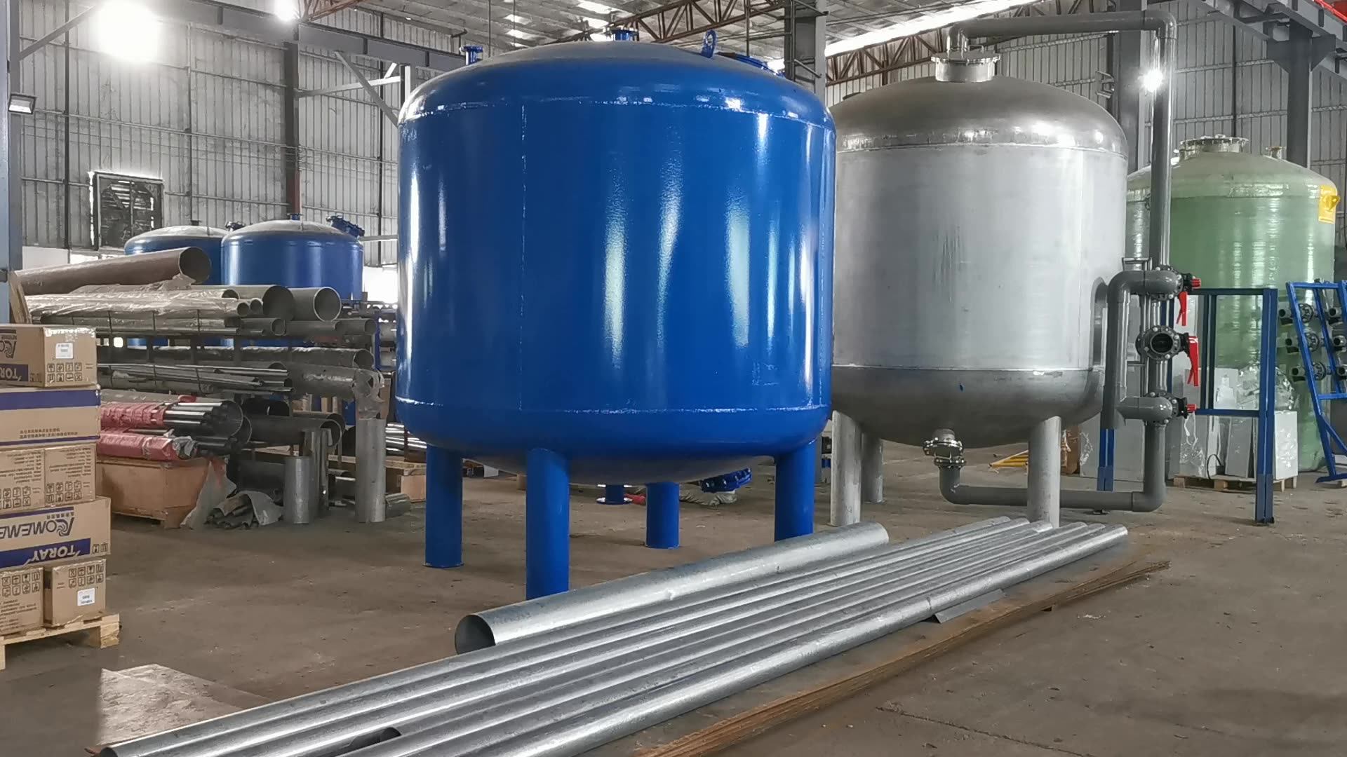 Mild Steel Mechanical Filter Housing Activated Carbon Quartz Sand ...