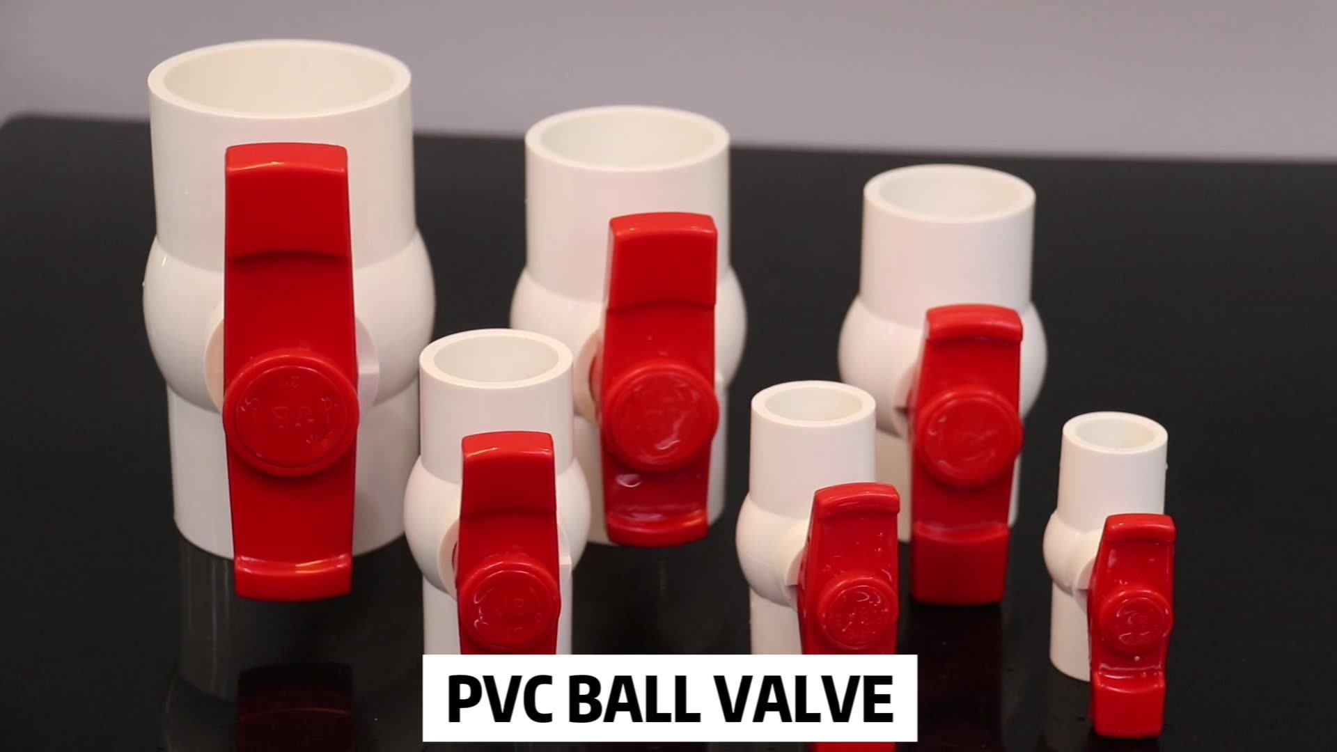 High Quality Pvc Ppr Pp Ball Valve Plastic Pipe Fitting Ball Valves For ...