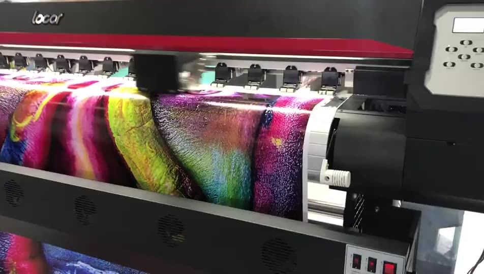 Locor 1.6m/1.8m Flex Banner Large Format Eco Solvent Printer 6ft ...