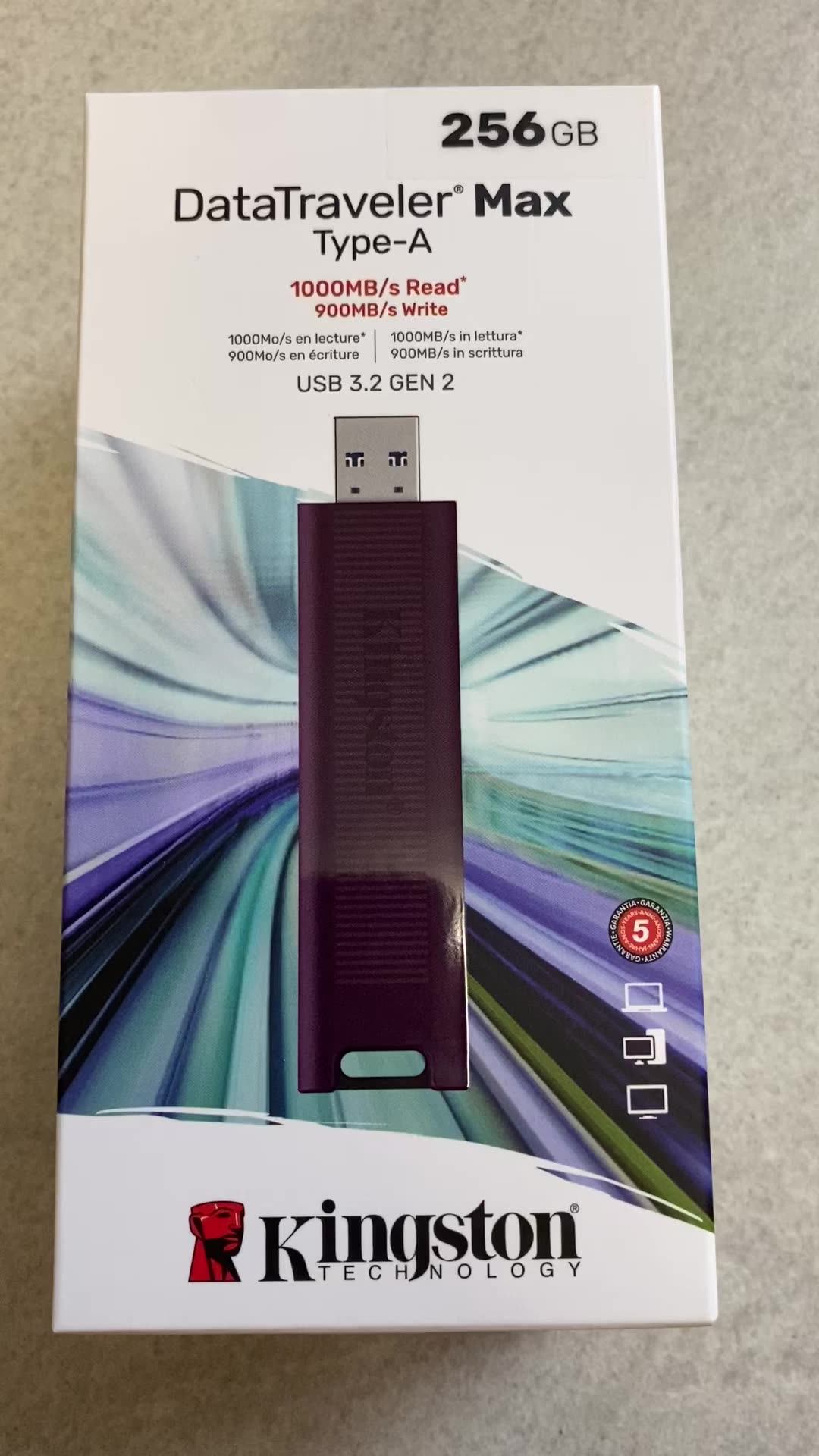 Kingston Datatraveler Max Type-a 256gb 512gb 1tb High Performance Usb ...