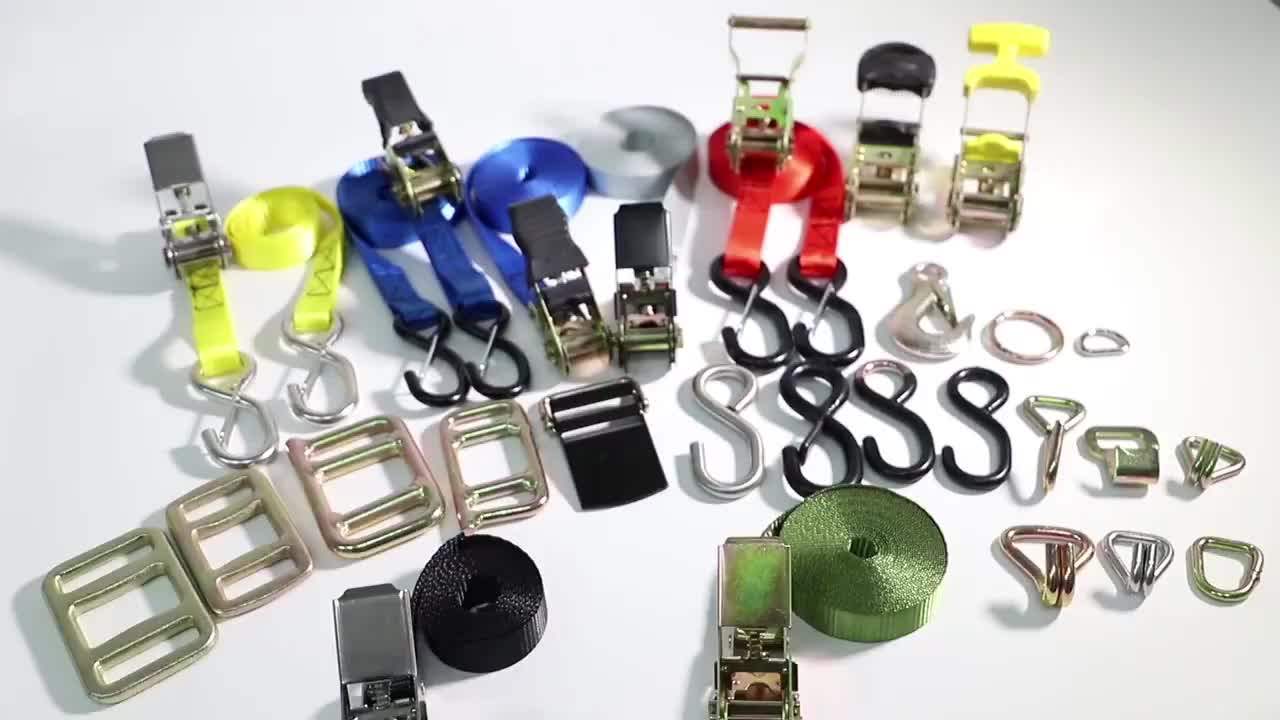 304 Stainless Steel Ratchet Strap 50mm Metal Ratchet Belt Buckle With J ...