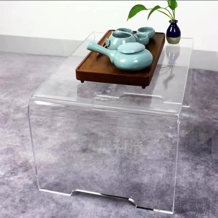 推荐 高透亚克力直播展示架 桌子凳子茶几边几 北欧现代简约风-阿里巴巴