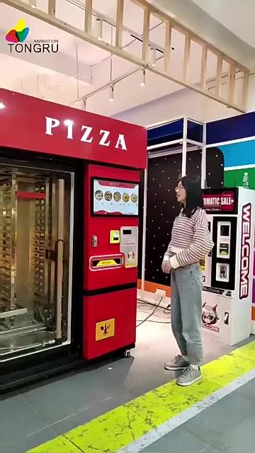 Custom Let's Pizza Vending Machine Pizza Atm Forno Vending Machine ...