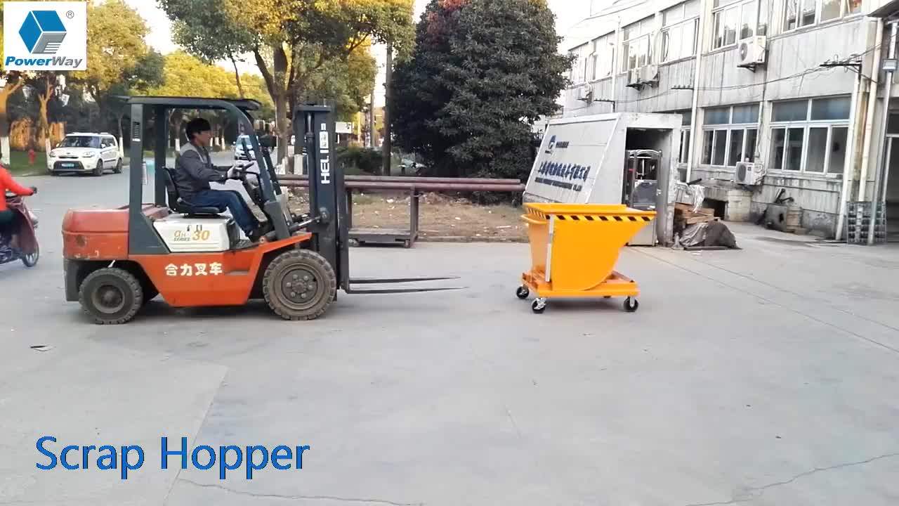Forklift Tipper Bins Trash Waste Scrap Steel Self-dumping Hopper - Buy ...