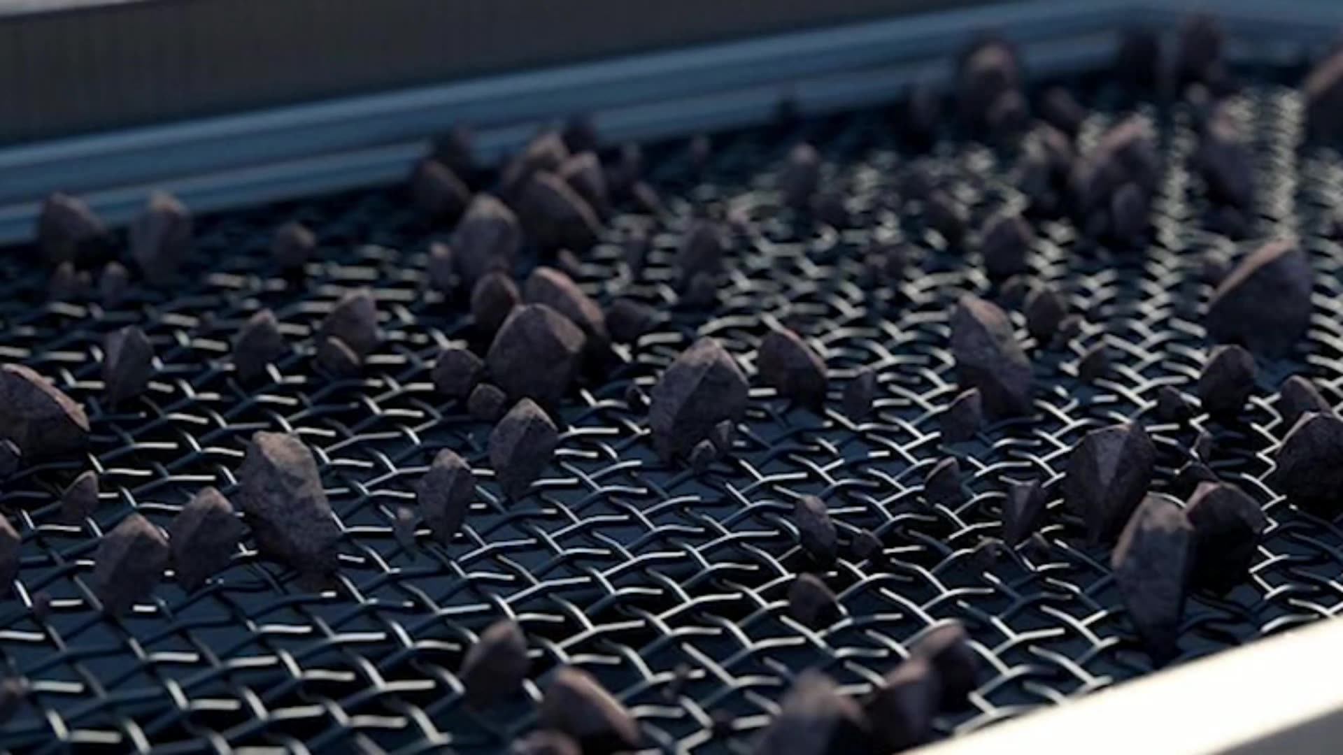 Iron Wire Mesh Crimped Wire Screen Mesh Vibrating Screen Quarry Mine ...